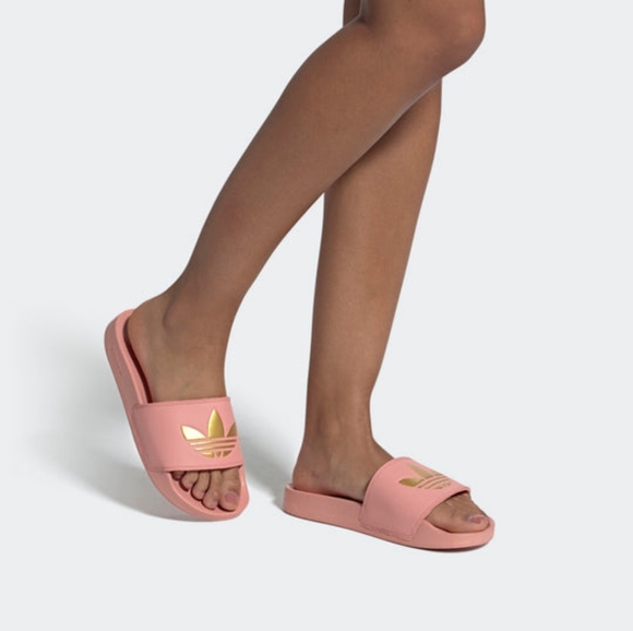 adidas | Shoes | Adidas Adilette Lite Slides Pink Size 8 | Poshmark